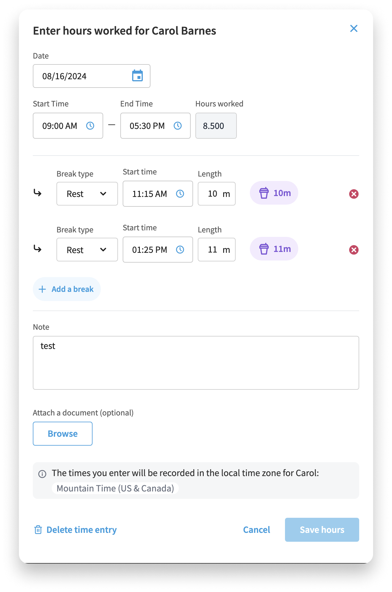Getting Started with Meal and Rest Breaks Tracking