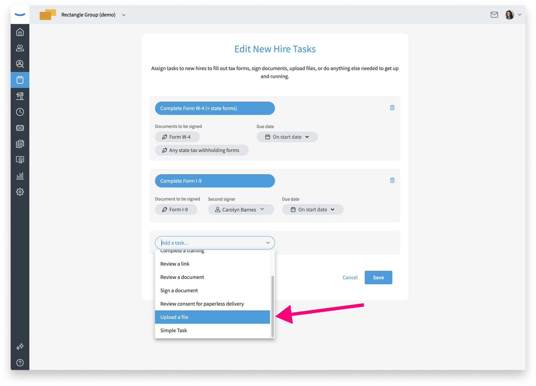 How Employees Can Upload Documents or Photos During Onboarding