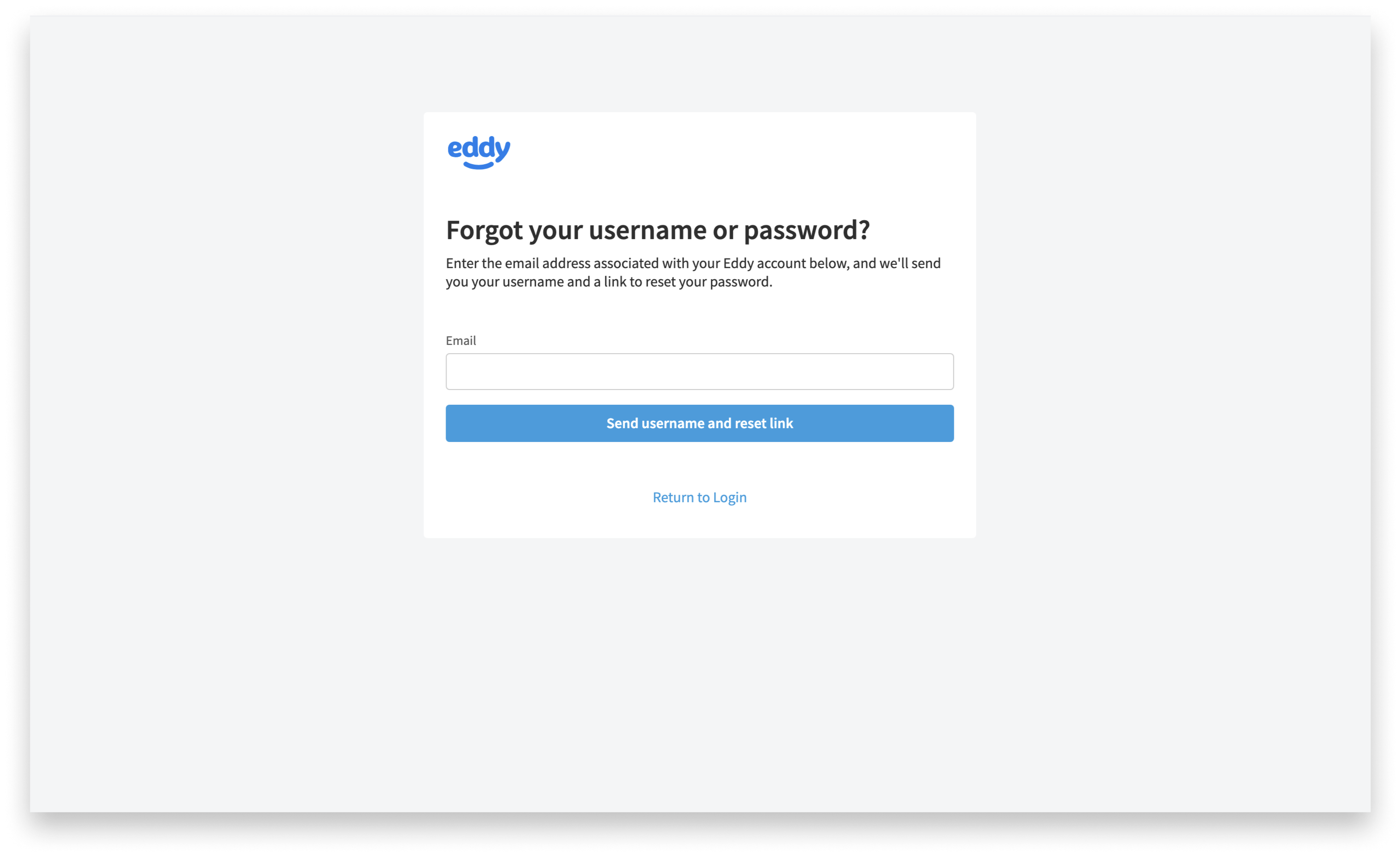 Sign in to Eddy