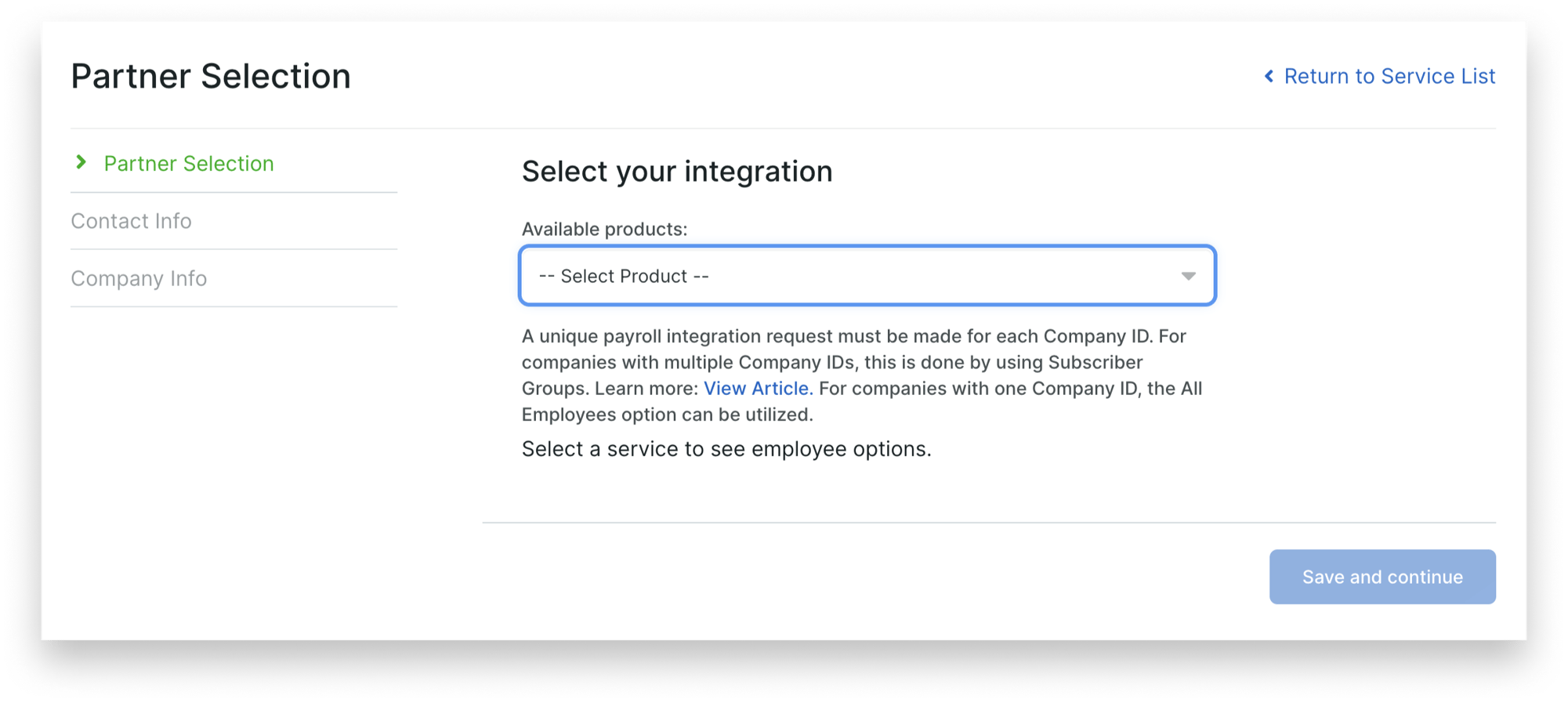 Employee Navigator Integration Guide
