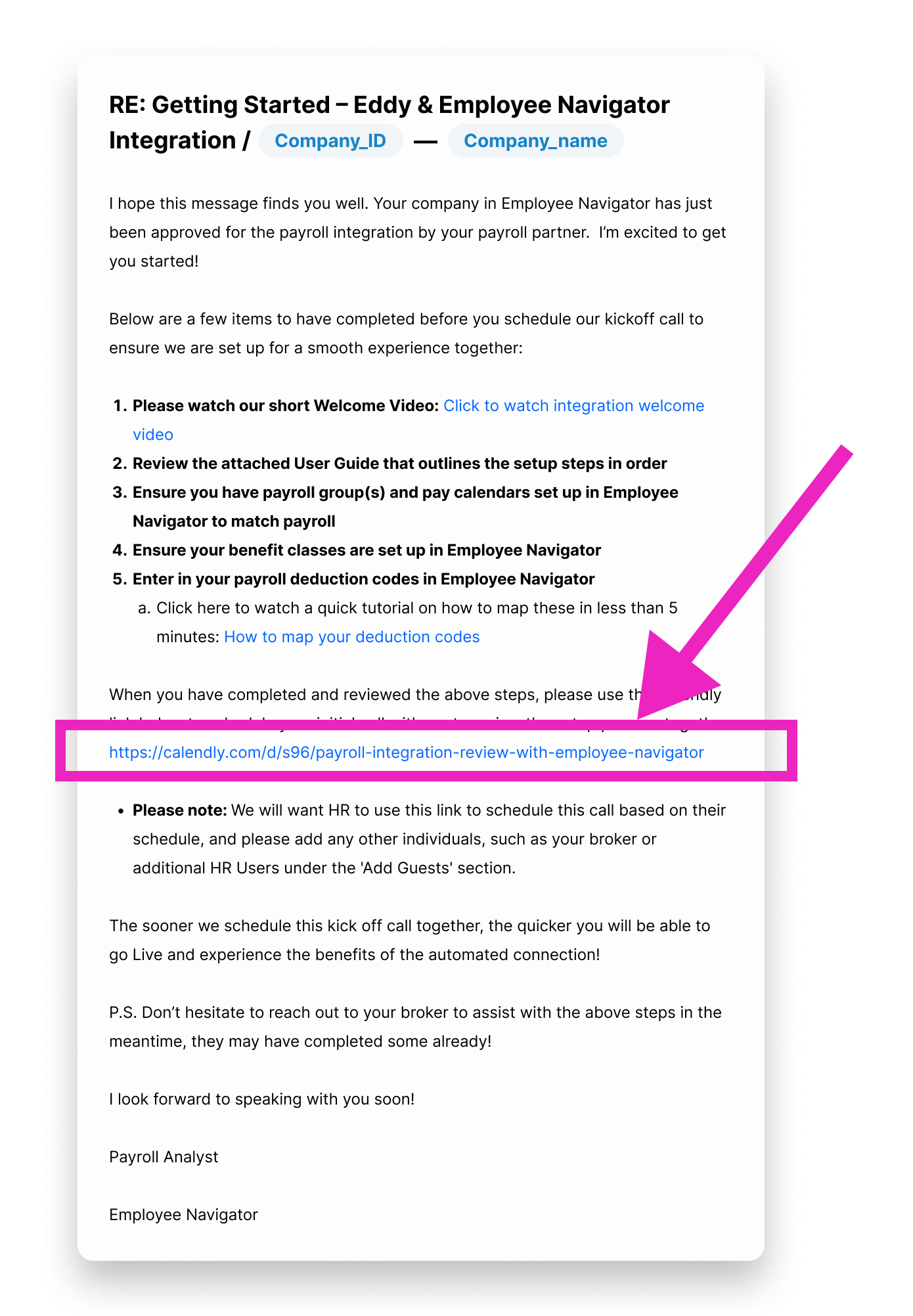 Employee Navigator Integration Guide