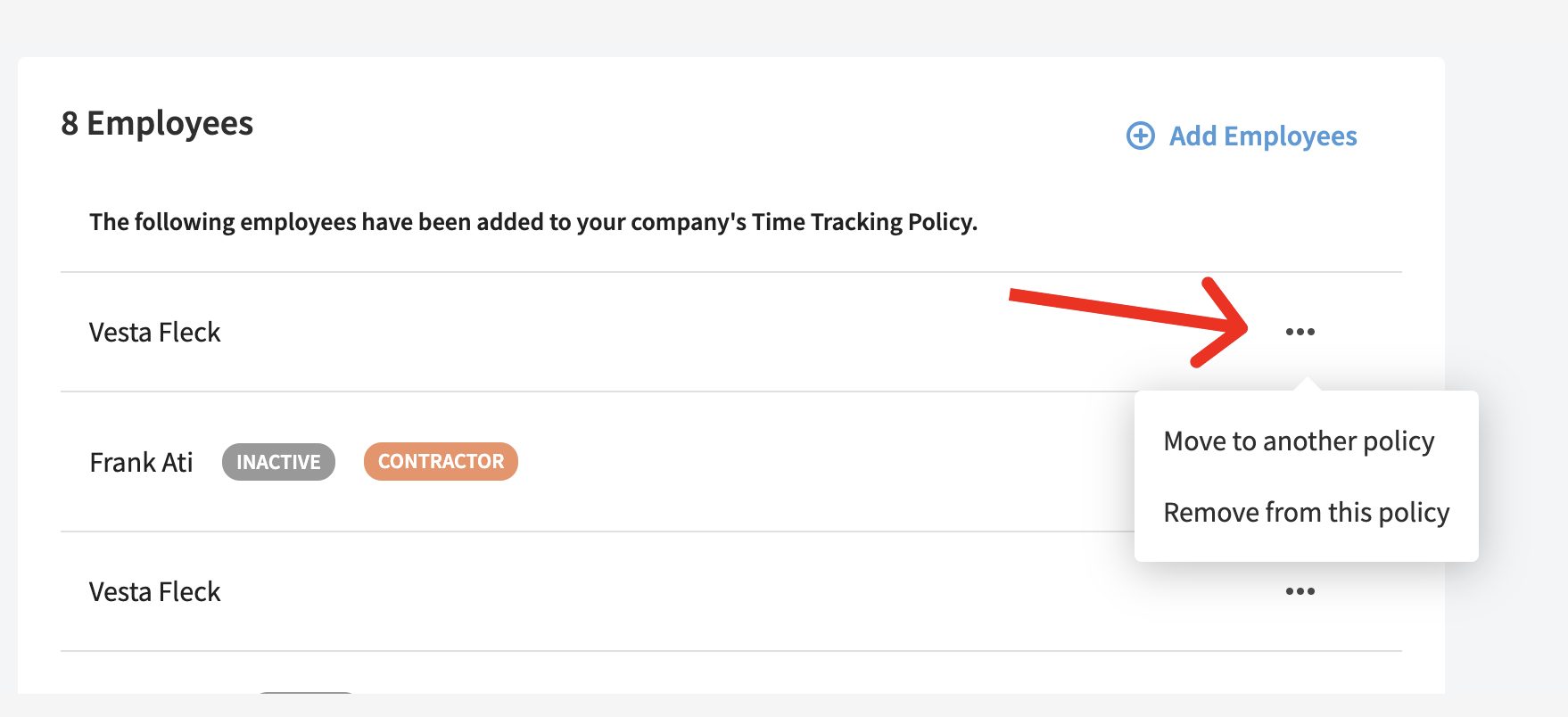 How To Archive Delete A Time Tracking Policy